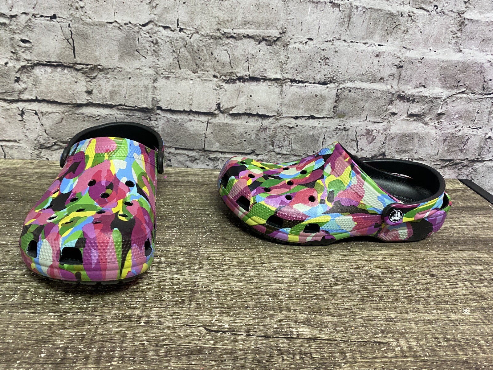 Crocs Bubble Block Clogs Multi Color Runner Size Wome… - Gem