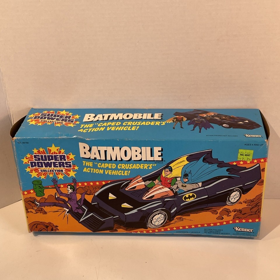 Vintage Kenner Batmobile Batman DC Super Powers Collection Vehicle 1984 ...