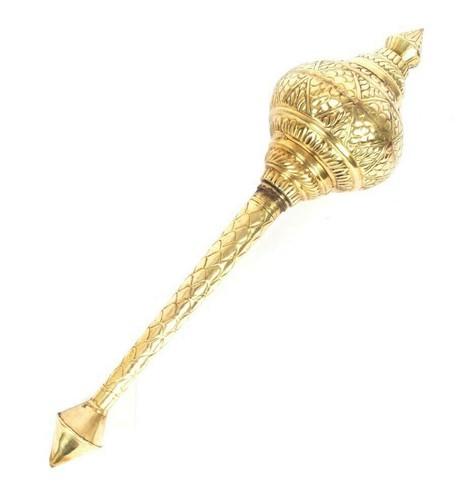 Made in Copper 21 Inch Gada Beautiful Gift Piece Hanuman Golden gada ...
