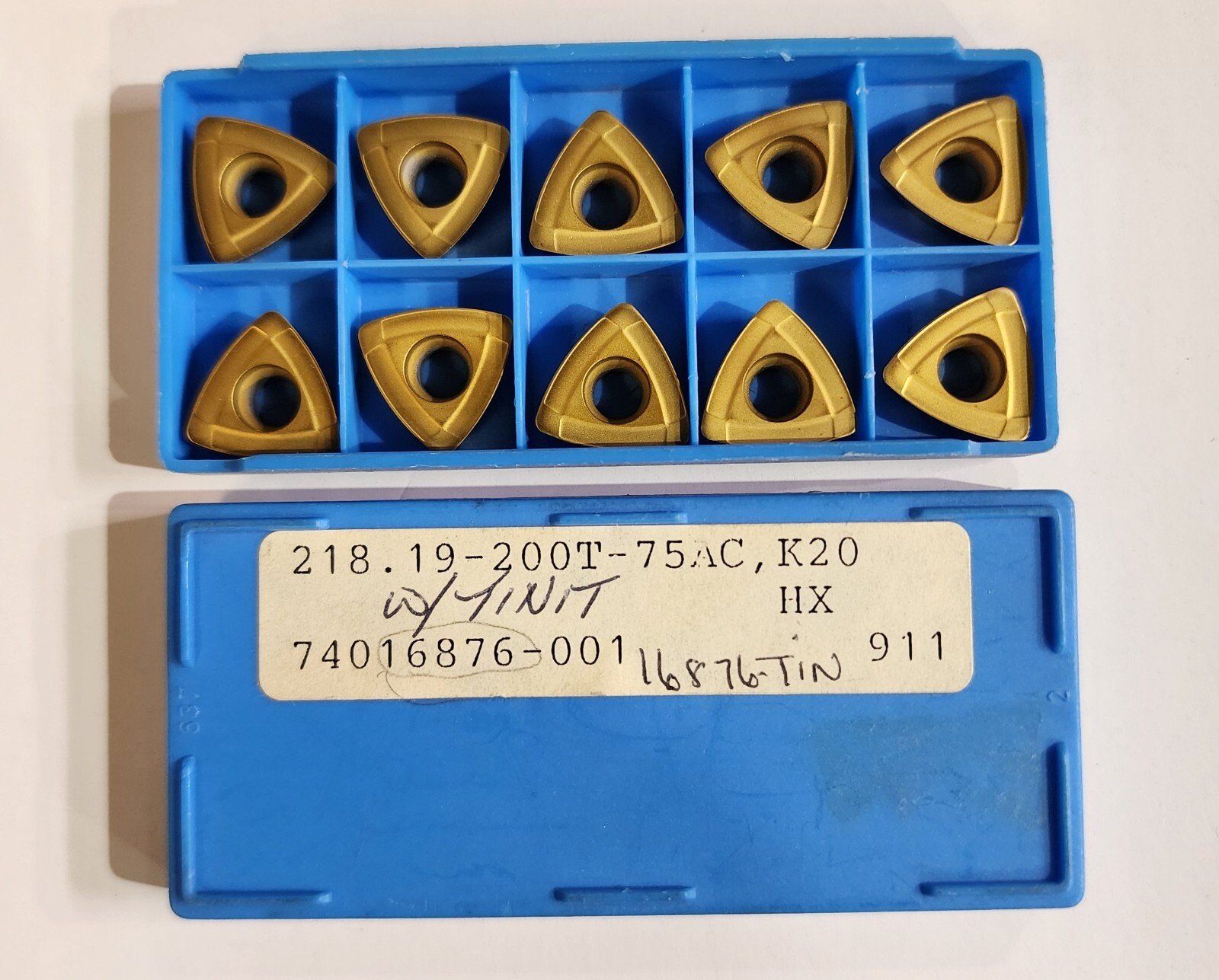 SECO 218.19-200T-75AC, K20 Carbide Inserts New Pack of 10 | eBay