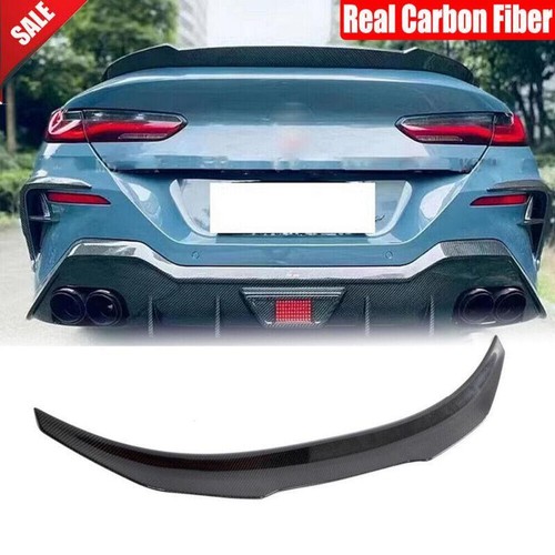 For BMW 8 Series G15 840i M8 Coupe 2018+ Real Carbon Rear Trunk Lip ...