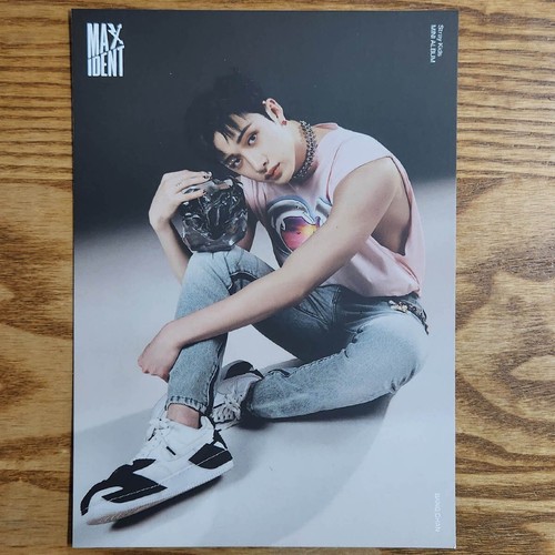 Bang Chan Official Mini Poster Stray Kids Mini Album Maxident Genuine ...