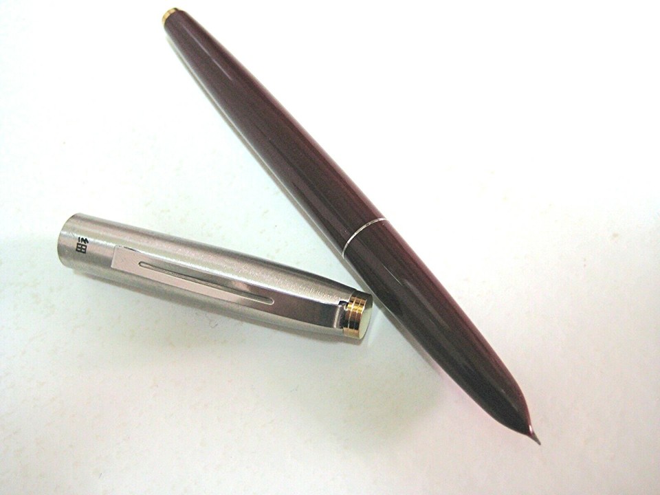 Collectable Vintage Fountain Pen Hero 329 - Burgundy | eBay
