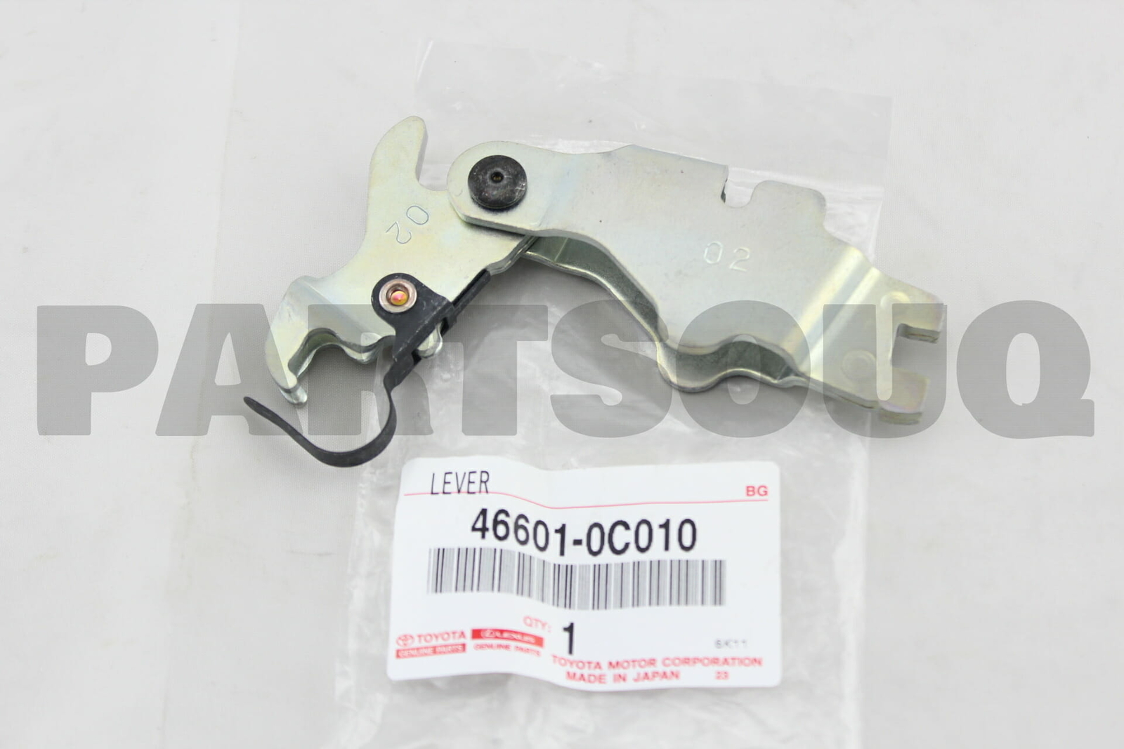 466010C010 Genuine Toyota LEVER SUB-ASSY, PARKING BRAKE SHOE, RH 46601 ...