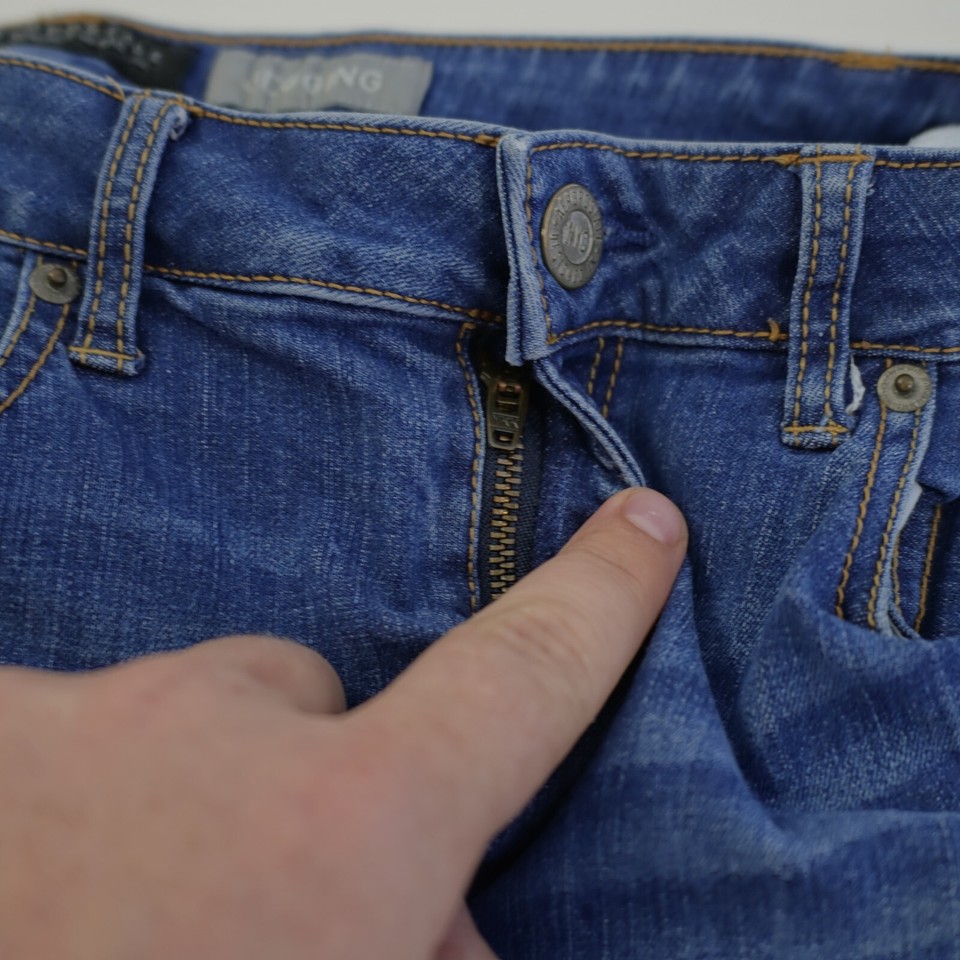 Aeropostale Jeggings Blue Jeans 8 Short 30/26 Mid Rise Stone Wash ...