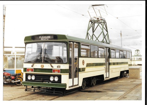 Tram Photo Blackpool Corporation Tramways GEC Traction test bed 651 ...