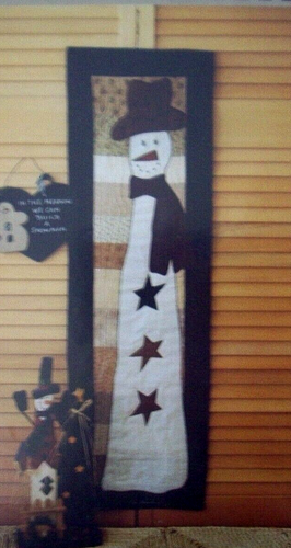 Parson Brown quilt pattern long skinny snowman | eBay