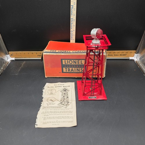 Vintage Lionel 394 Rotating Beacon Tower w/ Box UNTESTED | eBay