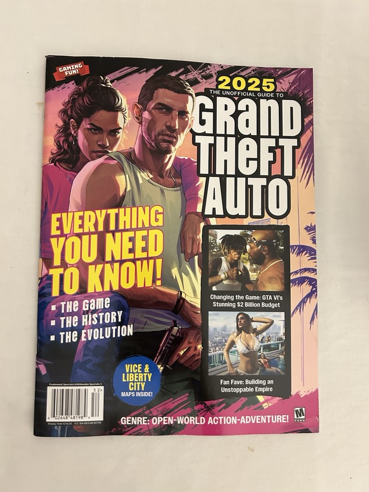 Grand Theft Auto 2025 Unofficial Guide Magazine GTA VI Vice City | eBay