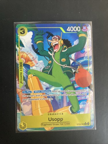 Usopp (Full Art) ST29-002 Starter Deck 29: Egghead Foil FAST SHIP | eBay