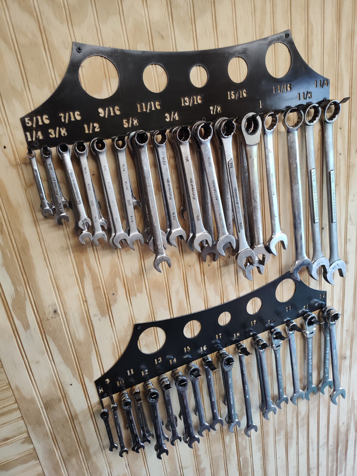 Heavy Duty Wrench Rack Organizer Storage Holder SAE/Metric | eBay