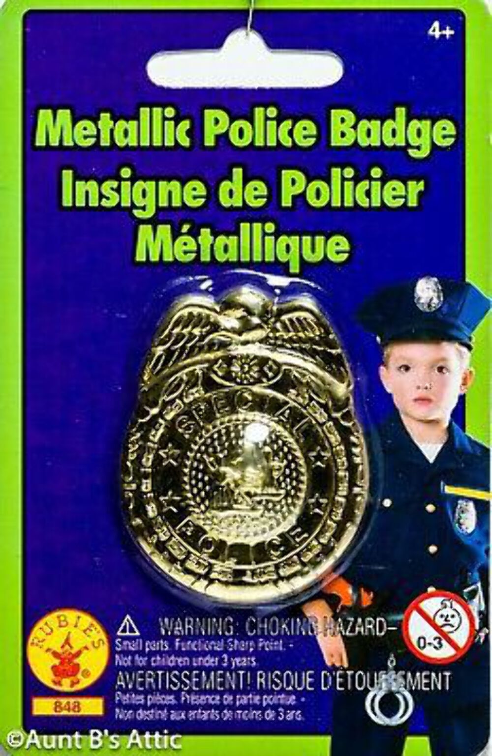 Metallic Police Badge | eBay
