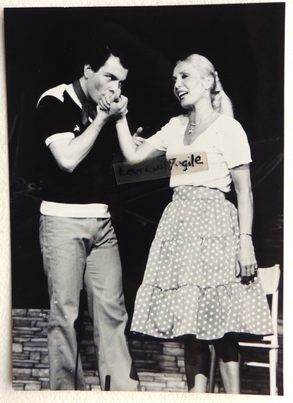 PHOTO presse télé théâtre Alain MARQUES Angelina CHRISTI UN DE LA ...