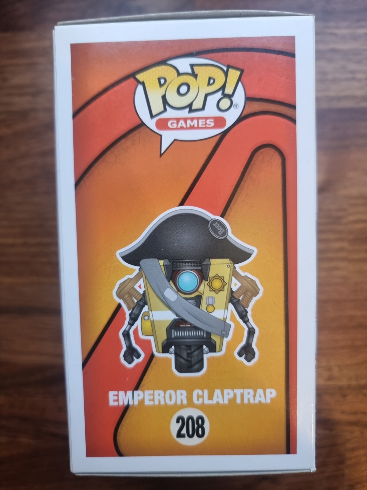 Emperor Claptrap 208 ~ Borderlands ~ Funko Pop Vinyl ~ Games | eBay