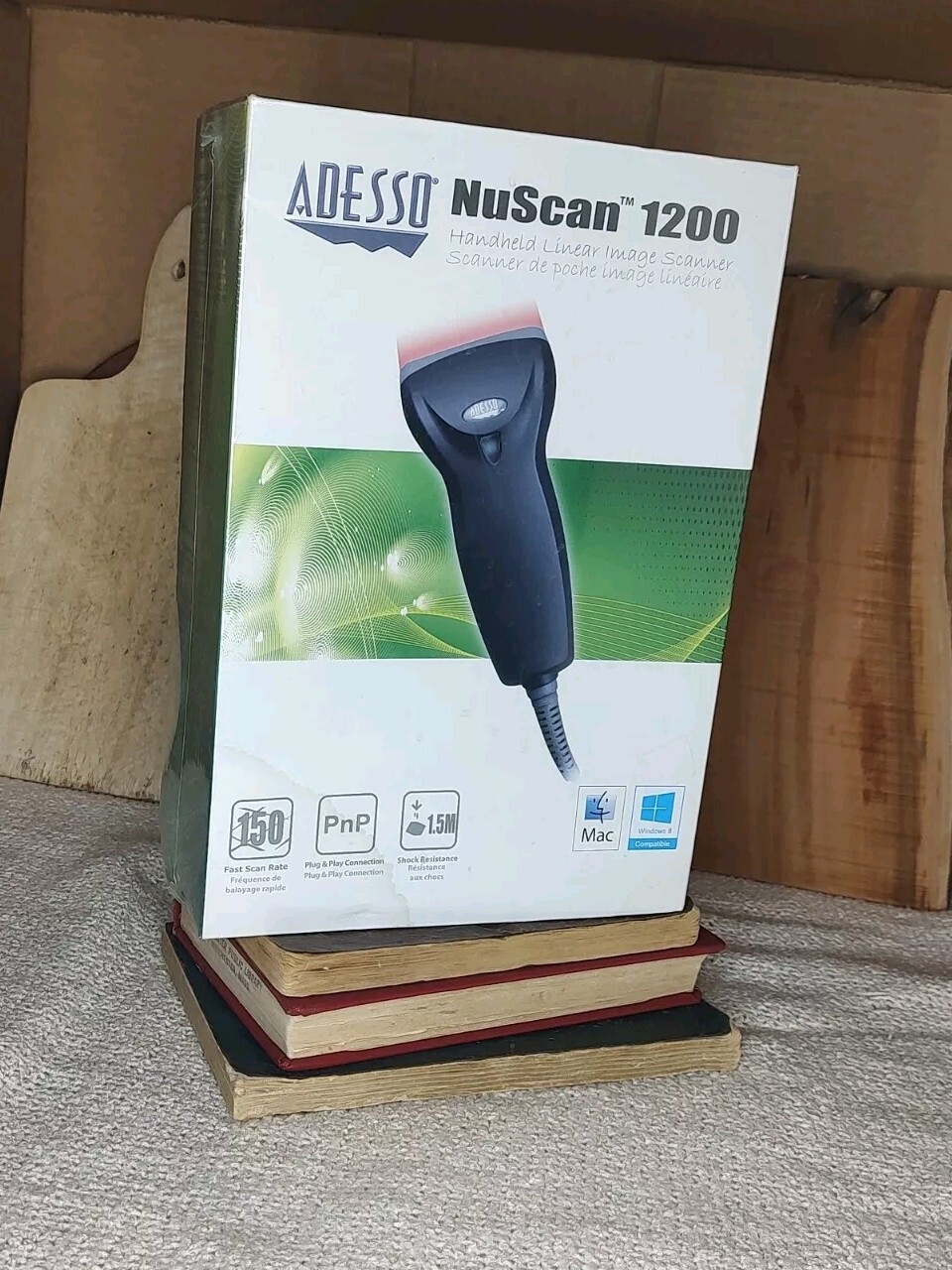 Nuscan 1200 Handheld Linear Image USB Barcode Scanner NIB | eBay