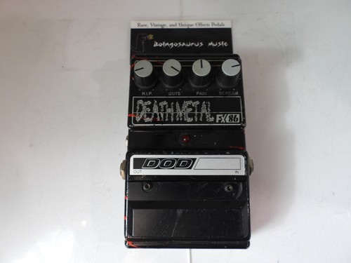 Vintage DOD FX86 Death Metal Distortion Effects Pedal Free USA Shipping | eBay