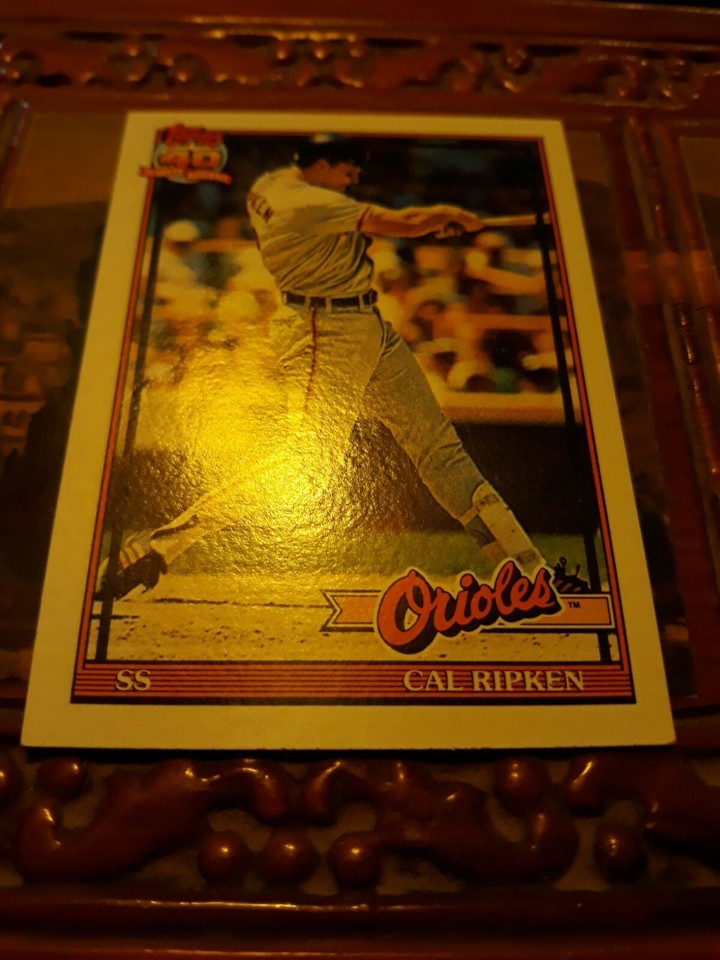 1991 Cal Ripken Topps Baseball Card #150 Topps 40 | eBay