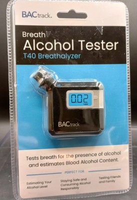 (1 Ct.) T40 Breathalyzer - Bac Track Breath Alcohol Tester - Brand New ...