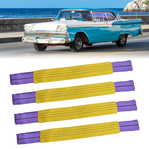 4PCS Truck Car Tire Wheel Link Straps Trailer Recovery Ratchet Tie Down ...