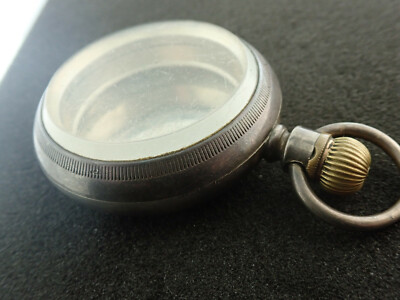 18 SIZE 4OZ ILLINOIS POCKET WATCH CASE HERCULES SWING OUT LEVER SET ...