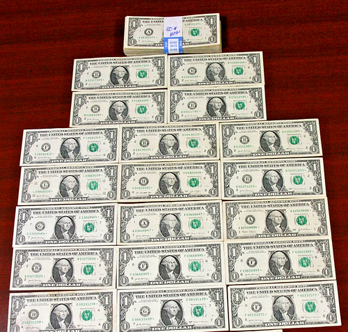 *STAR Notes Lot of 100 $1 FRN w/2-2013 2X (1FW-1DC) w/ fancy short ...