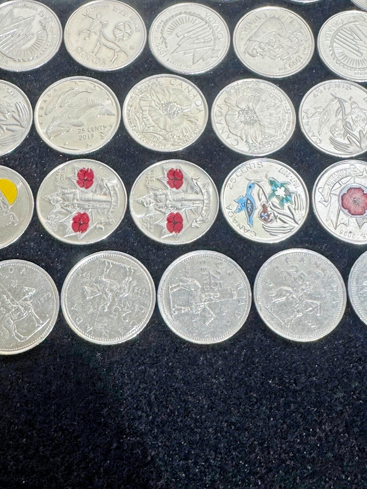 Canada Collectible Coins Set | (148) Loonies Toonies Special Quarters ...
