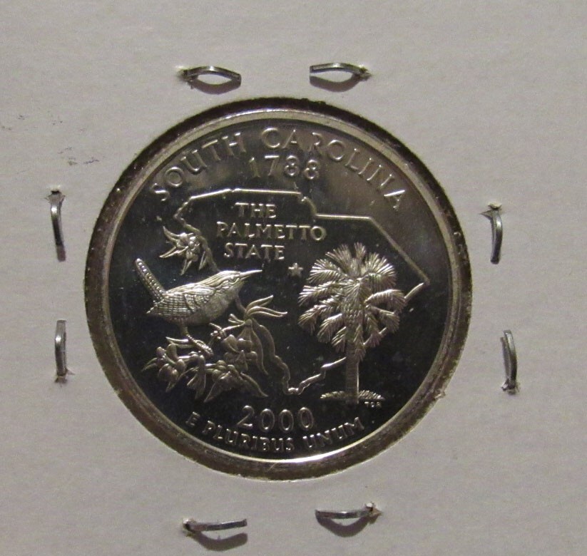 2000s Silver BU Proof South Carolina State Quarter | eBay