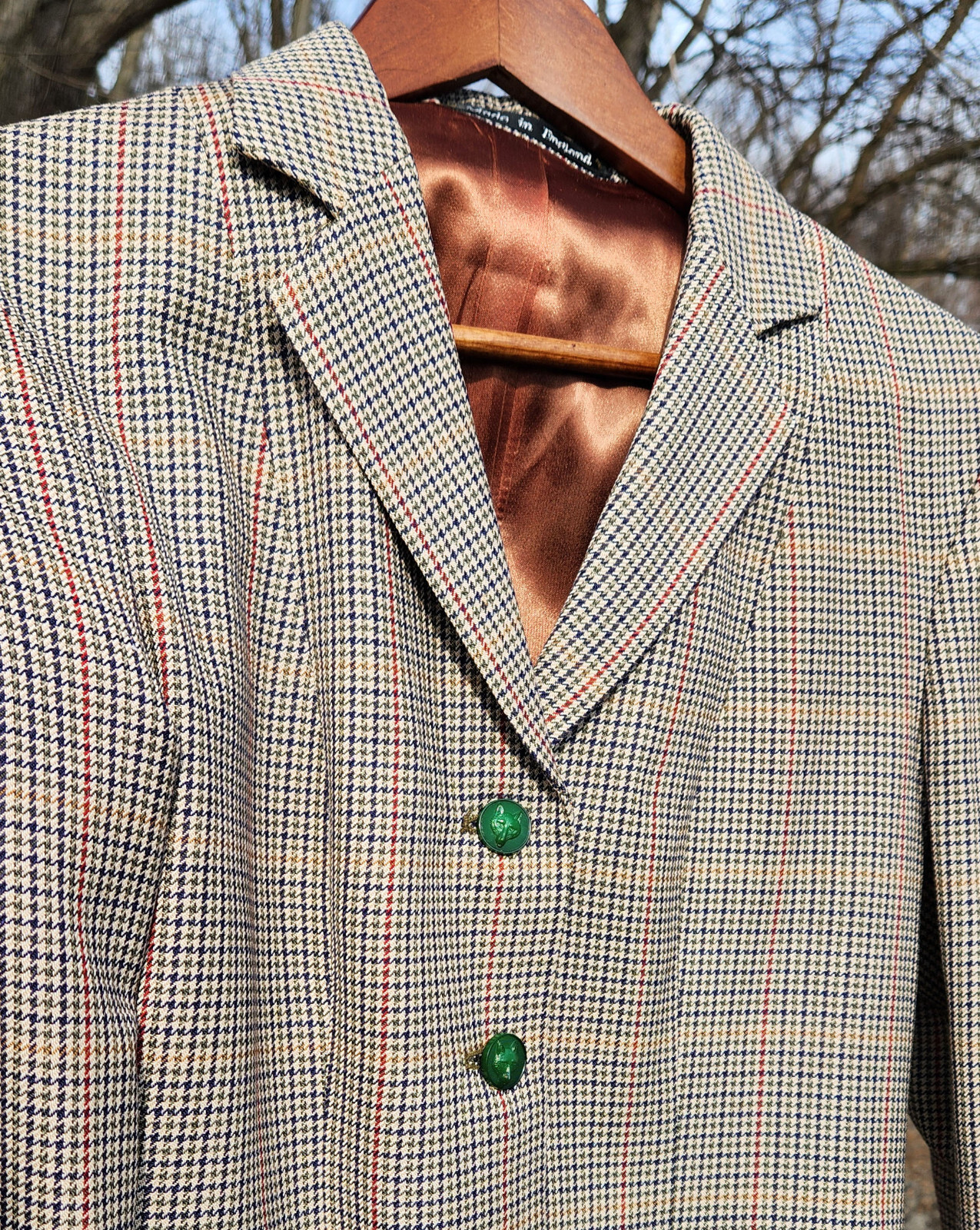 Heythrop coat jacket hacking cubbing tweed foxhunt ~36" 8 14 | eBay