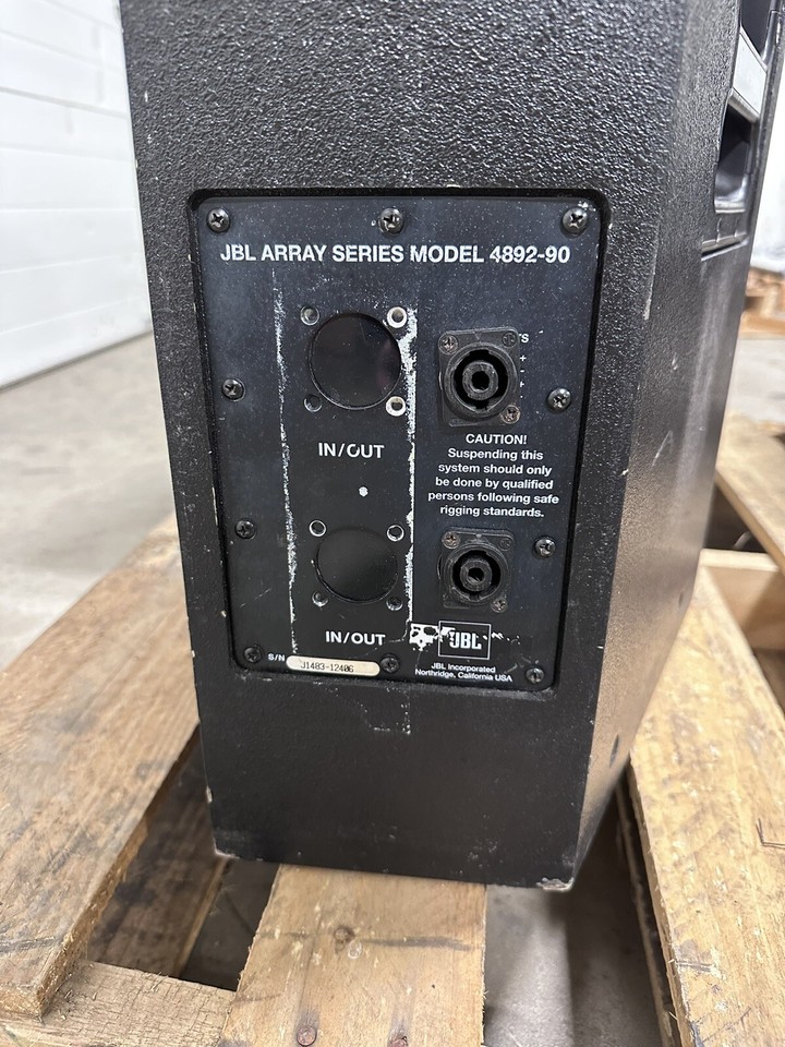 *QTY 4* JBL Array Series 4892-90 High Power Two-Way Loudspeaker ...