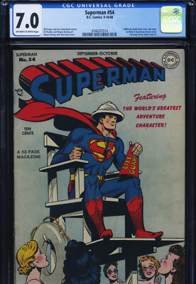 SUPERMAN #54 - CGC-7.0, OW-W - Golden Age | eBay