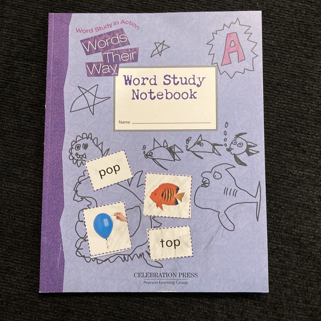 Student Word Study Notebooks by Marcia Invernizzi, Donald Bear and ...