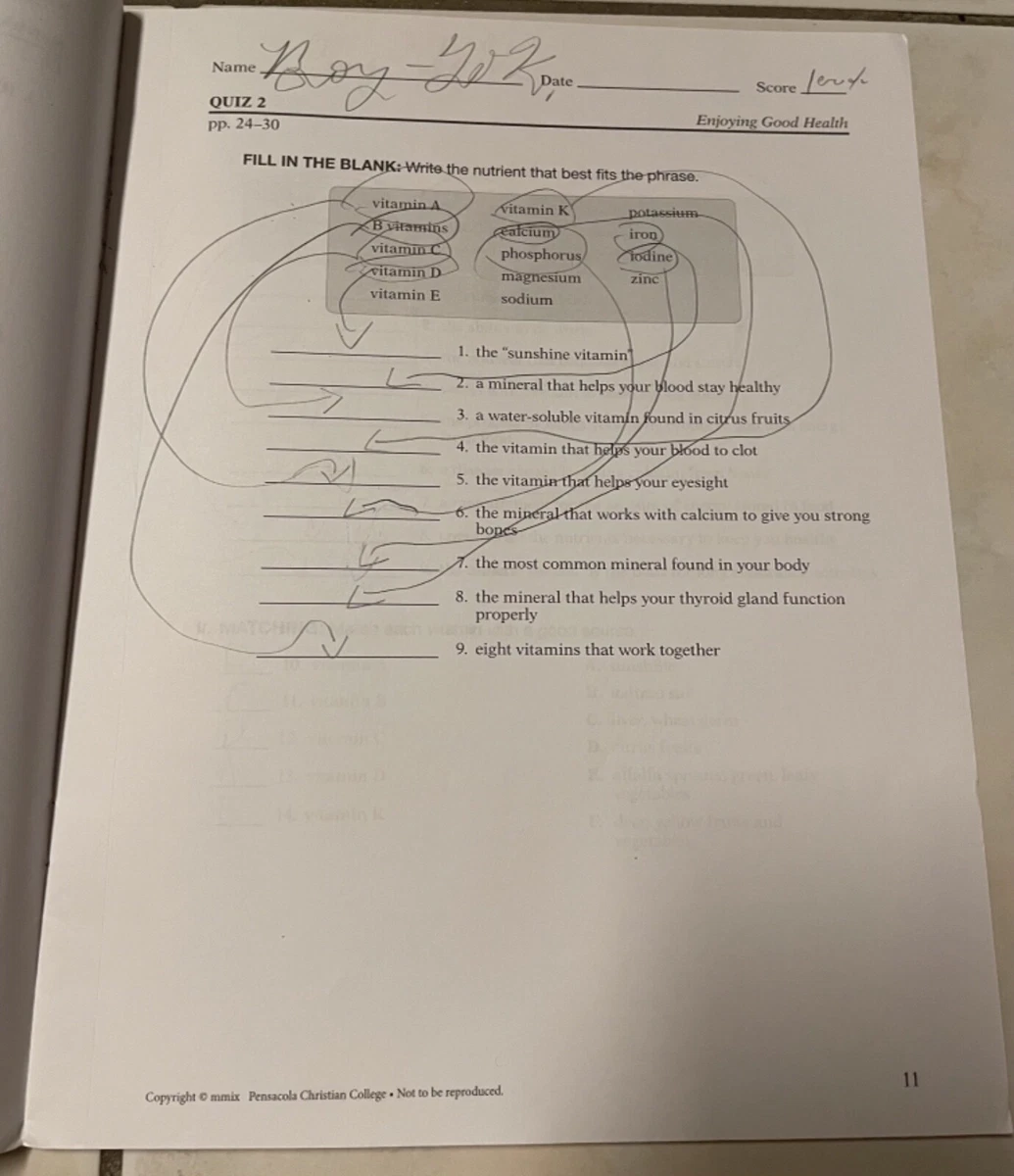 Abeka Handwriting Worksheets