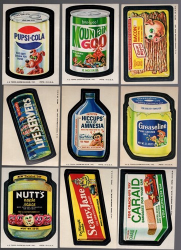 1974 Topps Wacky Packs Series 10 Complete Set 30/30 NM Packages PUPSI ...