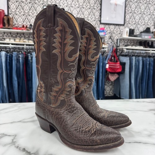 Justin 2222 Mens Size 7.5E Rick Grimes Walking Dead Cowboy Boots | eBay