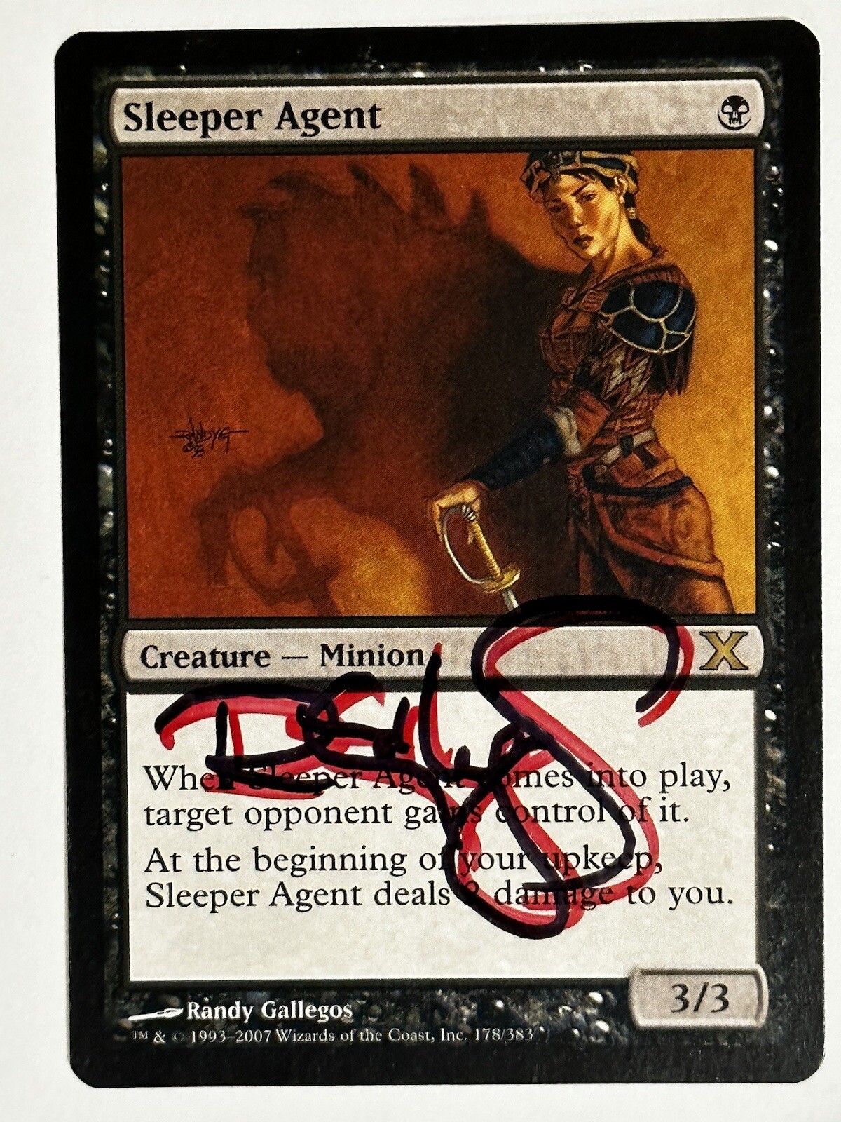 MTG Magic Sleeper Agent Signed Artist Proof x1 10ED 10th Edition Randy ...