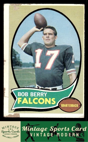 1970 Topps - Bob Berry - Rookie RC #259 Falcons Low Grade Filler | eBay