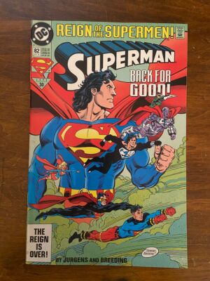 SUPERMAN #82 (DC, 1987) VF Reign of The Supermen | eBay