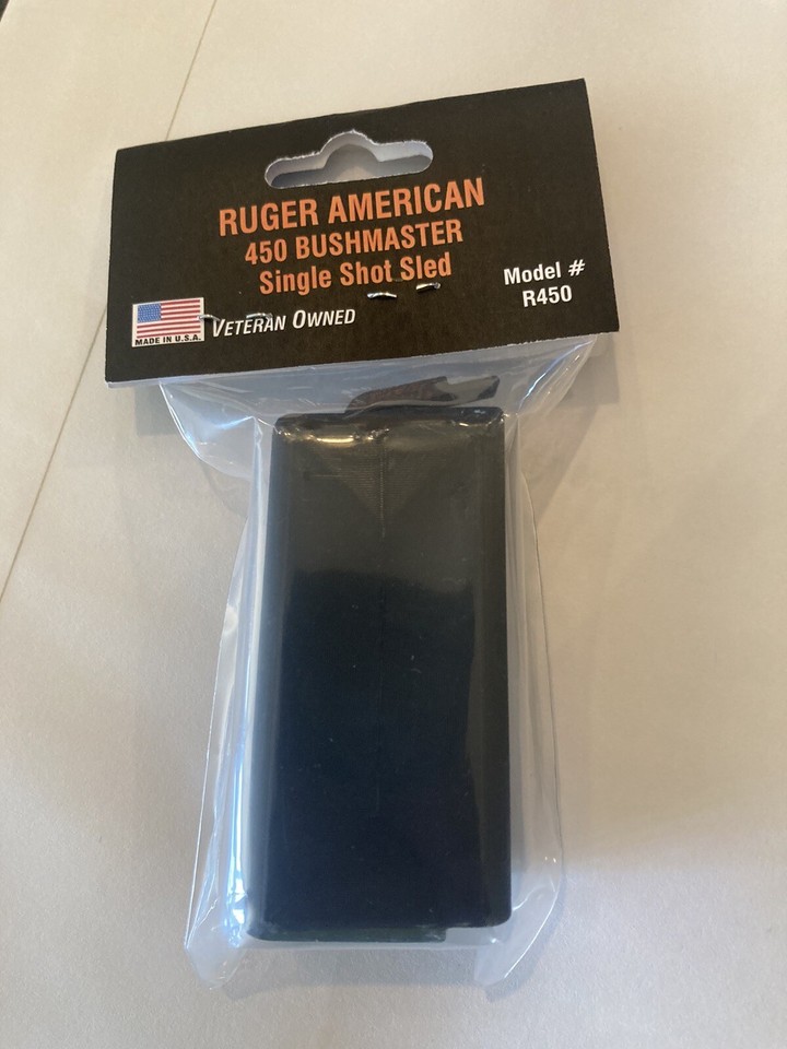 RUGER AMERICAN 450 BUSHMASTER SINGLE SHOT SLED | eBay