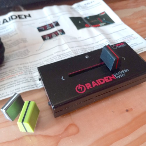 Rare Raiden RXI-F1 portable INNO Fader crossfader with case and extras ...