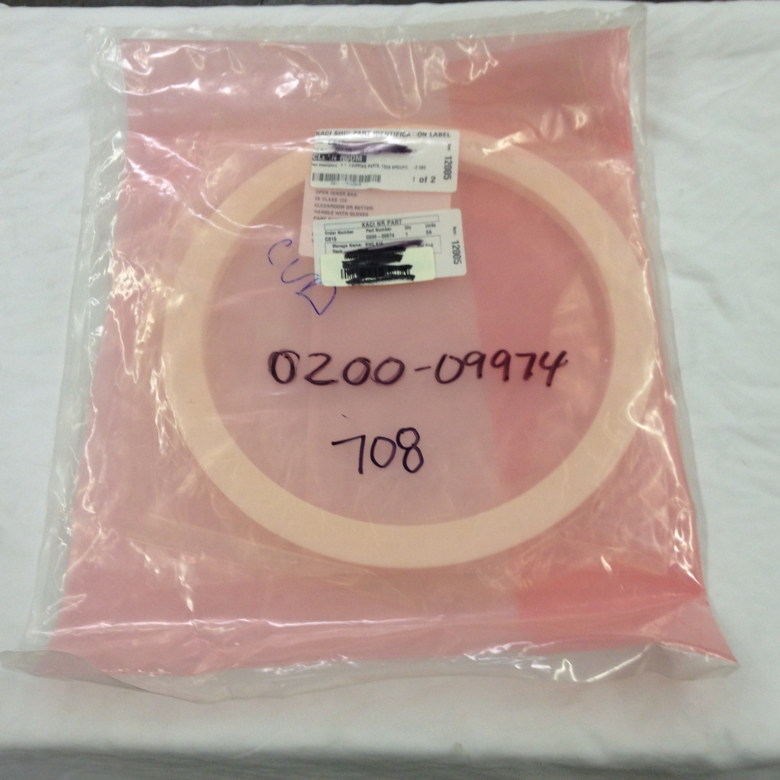 Applied Materials 0200-09974 Shield, L-Support, Pumping Insert AMAT CVD ...