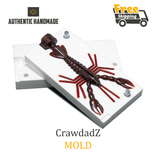 Crawdadz Craw Fishing Lure Bait Mold Soft Plastic 88 mm 3.5" | eBay