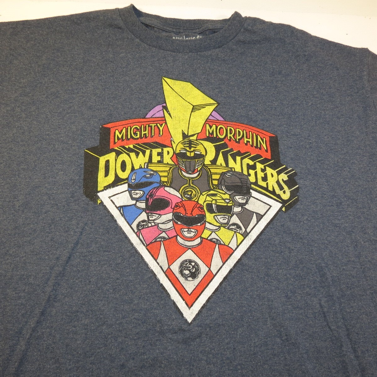 POWER RANGERS MIGHTY MORPHIN TEE T SHIRT Mens XXL 2XL… - Gem