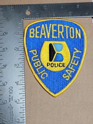 S Police patch patches Oregon Beaverton public safety | eBay