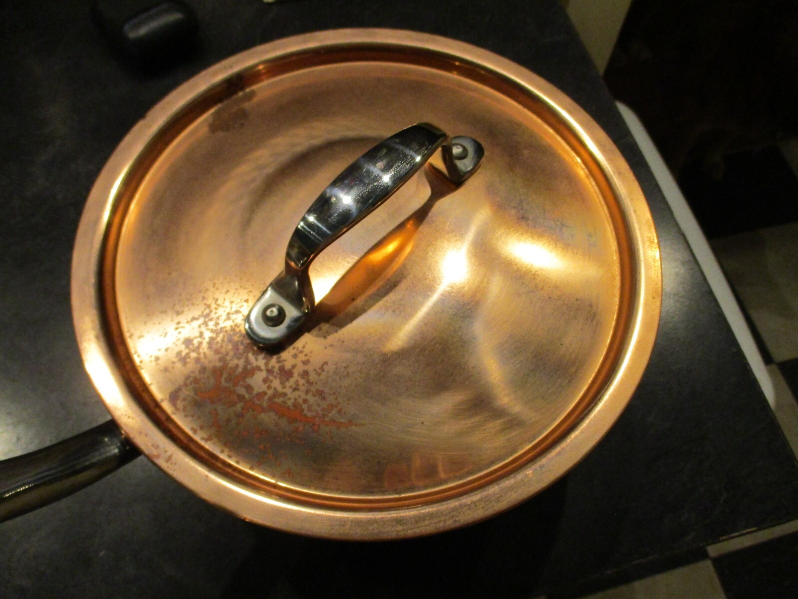 Revere Ware Copper Pot 2 Quart QT Sauce with Lid Korea K2 Unused NR | eBay