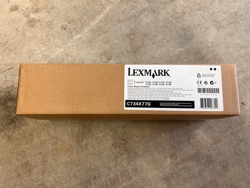Lexmark C734X77G Waste Toner Container C734, C736, X736, X738, C746 ...