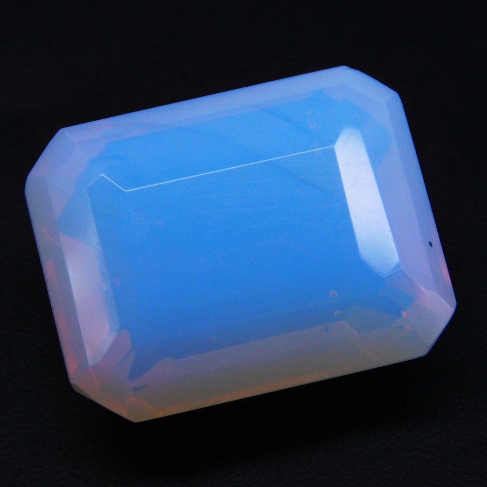 28.30 Cts Natural Blue Fire Opal Radiant Cut Welo Loose Gemstone | eBay