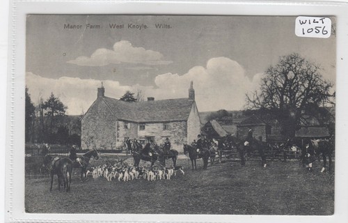 WEST KNOYLE Wiltshire Manor Farm with the local Horse & Hounds Meet ...