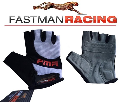 Fahrradhandschuhe,Sommer, Halbfinger von Fastman Racing Neu Schwarz ...