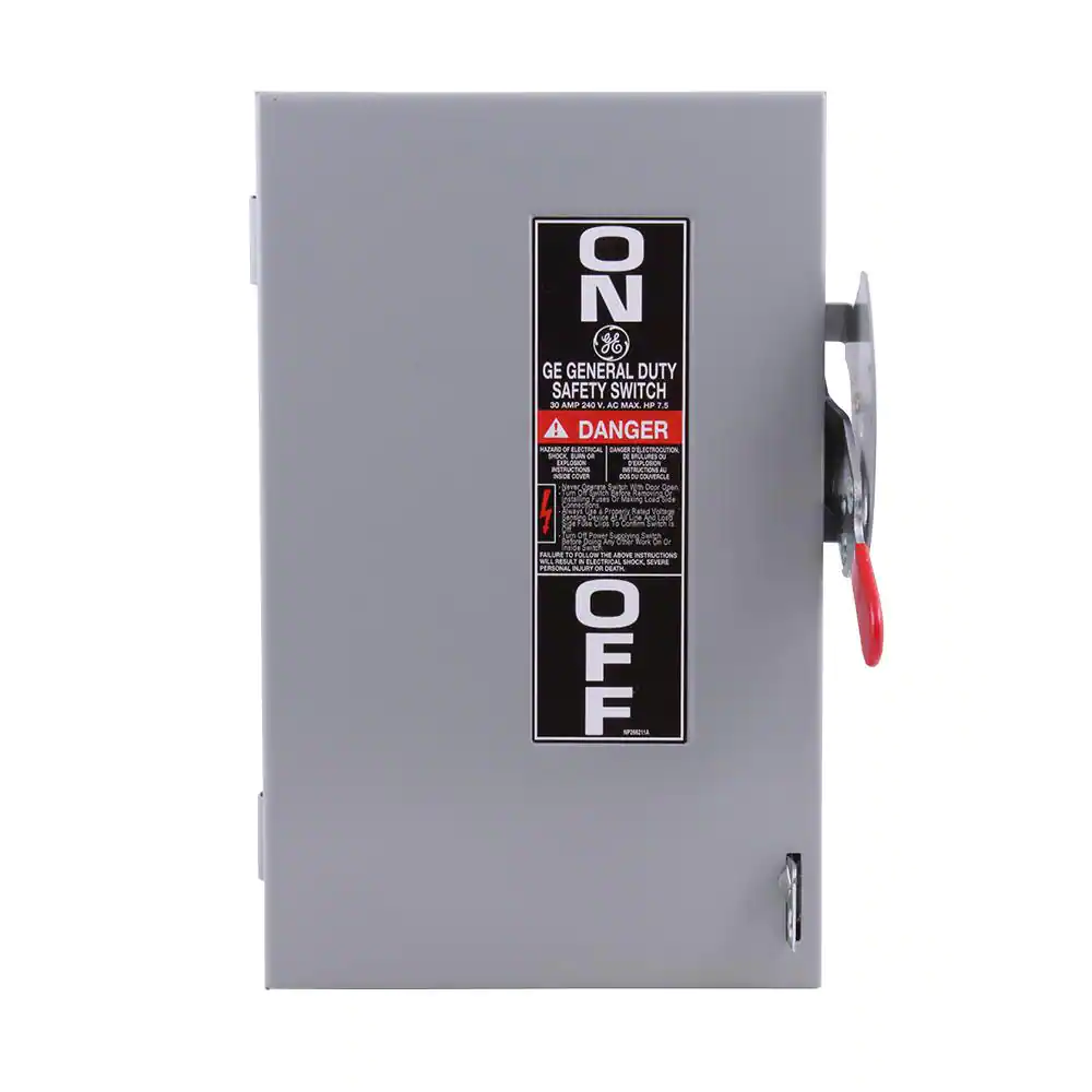 240V General Duty Safety Switch Fusible Short Circuit Protection Indoor ...