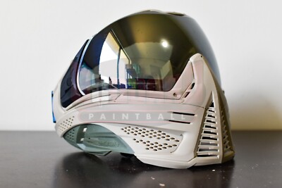 USED Push Unite Paintball Airsoft Mask Goggles - Tan/Olive | eBay